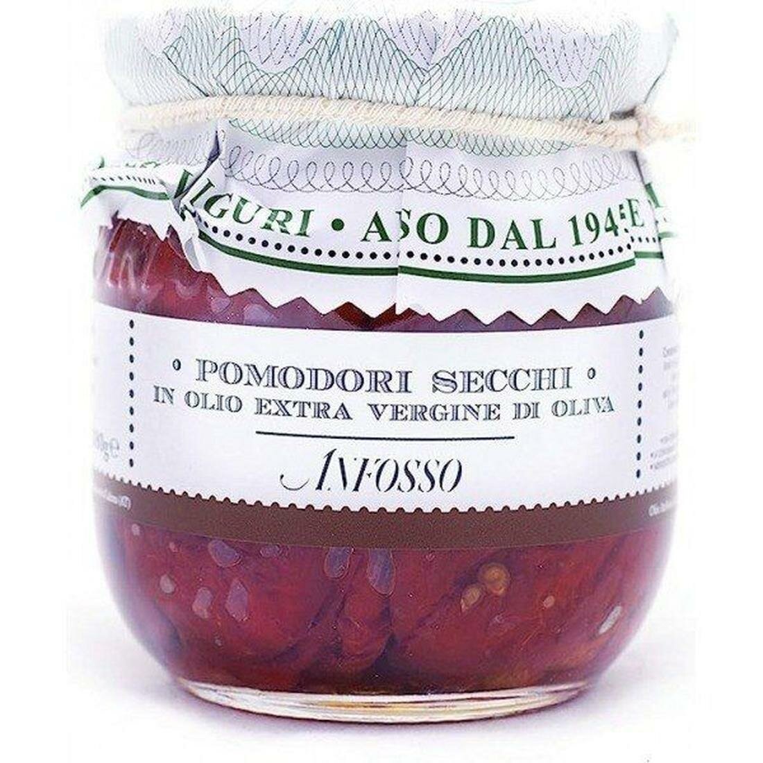 Томаты сушёные Anfosso в оливковом масле, 180 г