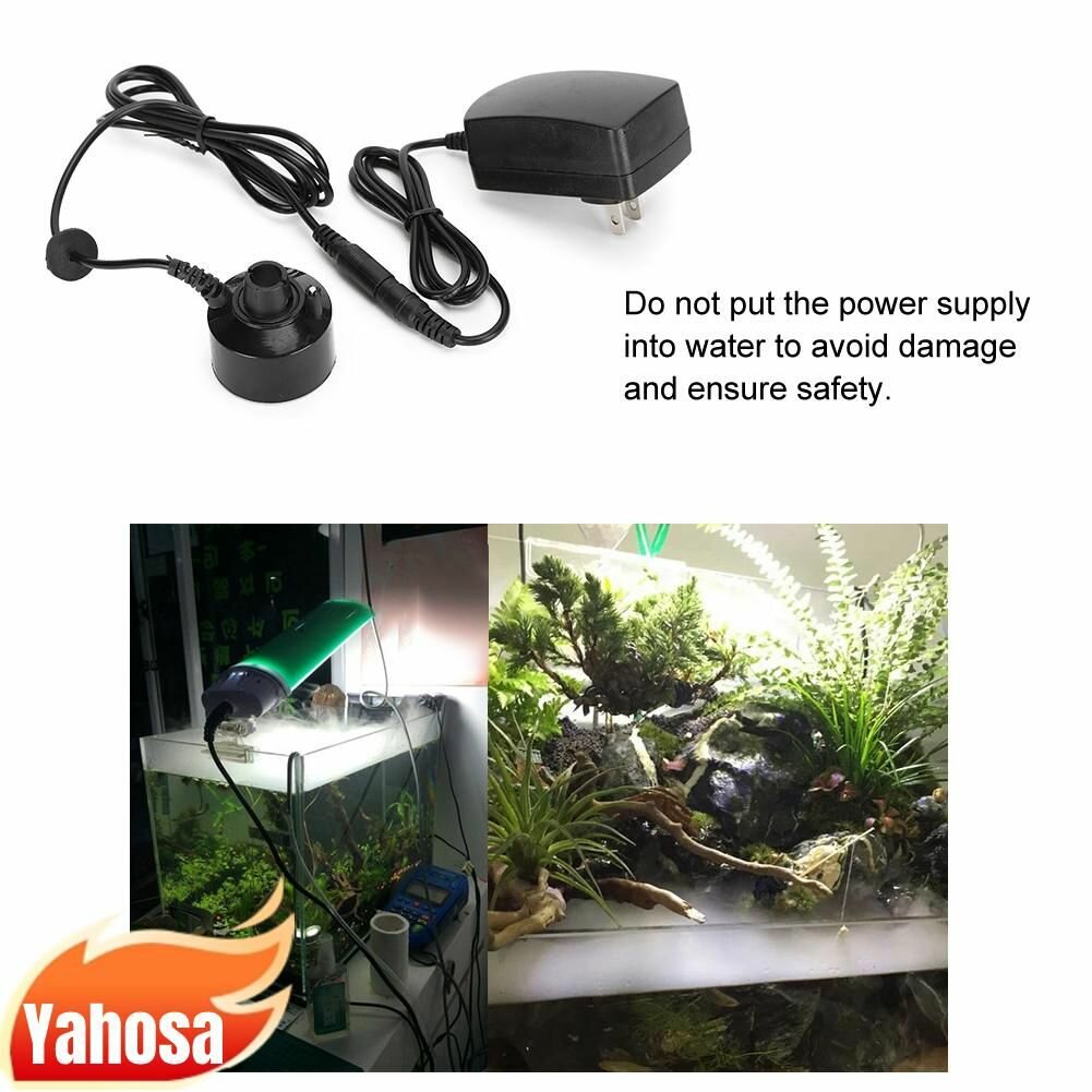 Компактный генератор тумана, мощный и эффективный, для аквариумов и домашних рыбок