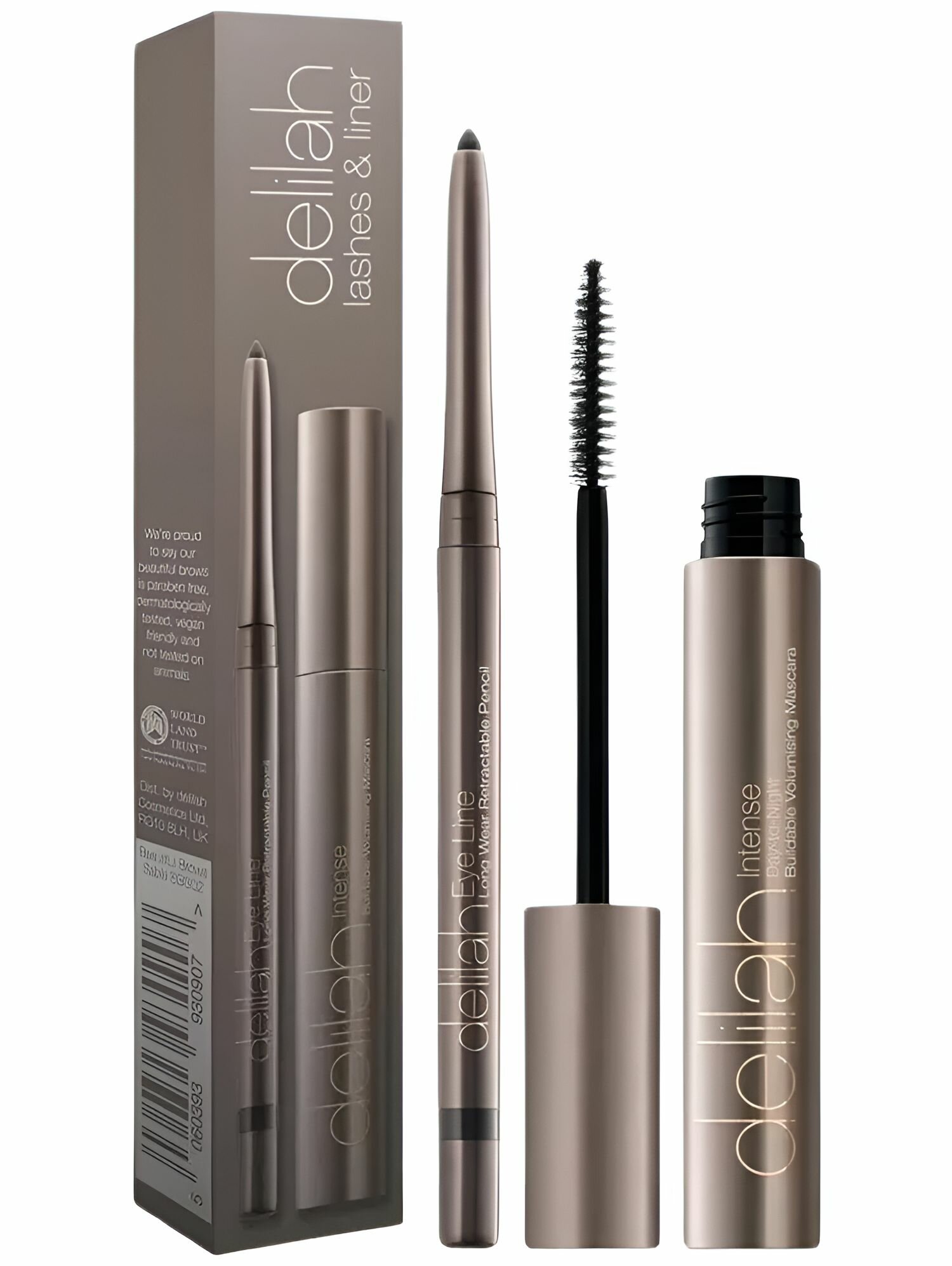 Delilah - Lashes and Liner Collection Kit - Набор для макияжа глаз, Тушь + Караднаш для контура глаз