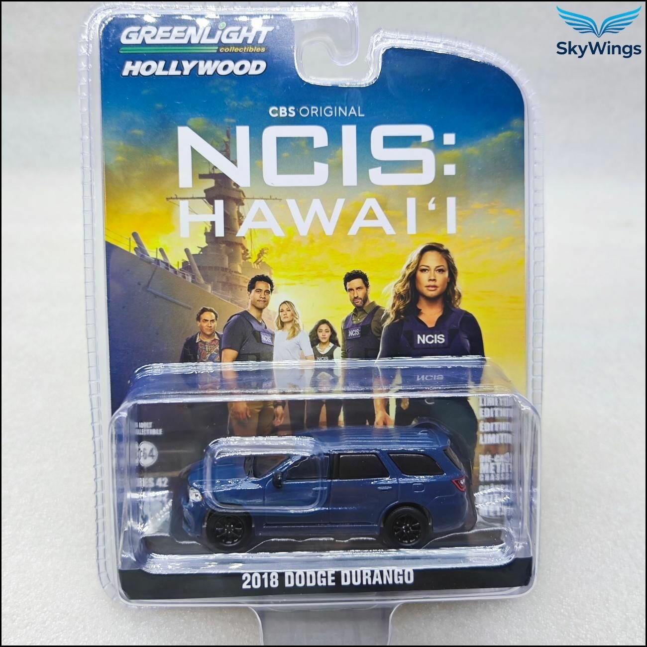 Эксклюзивная модель 1/64 Dodge Durango GT Blacktop из NCIS Hawaii 2018 от Greenlight