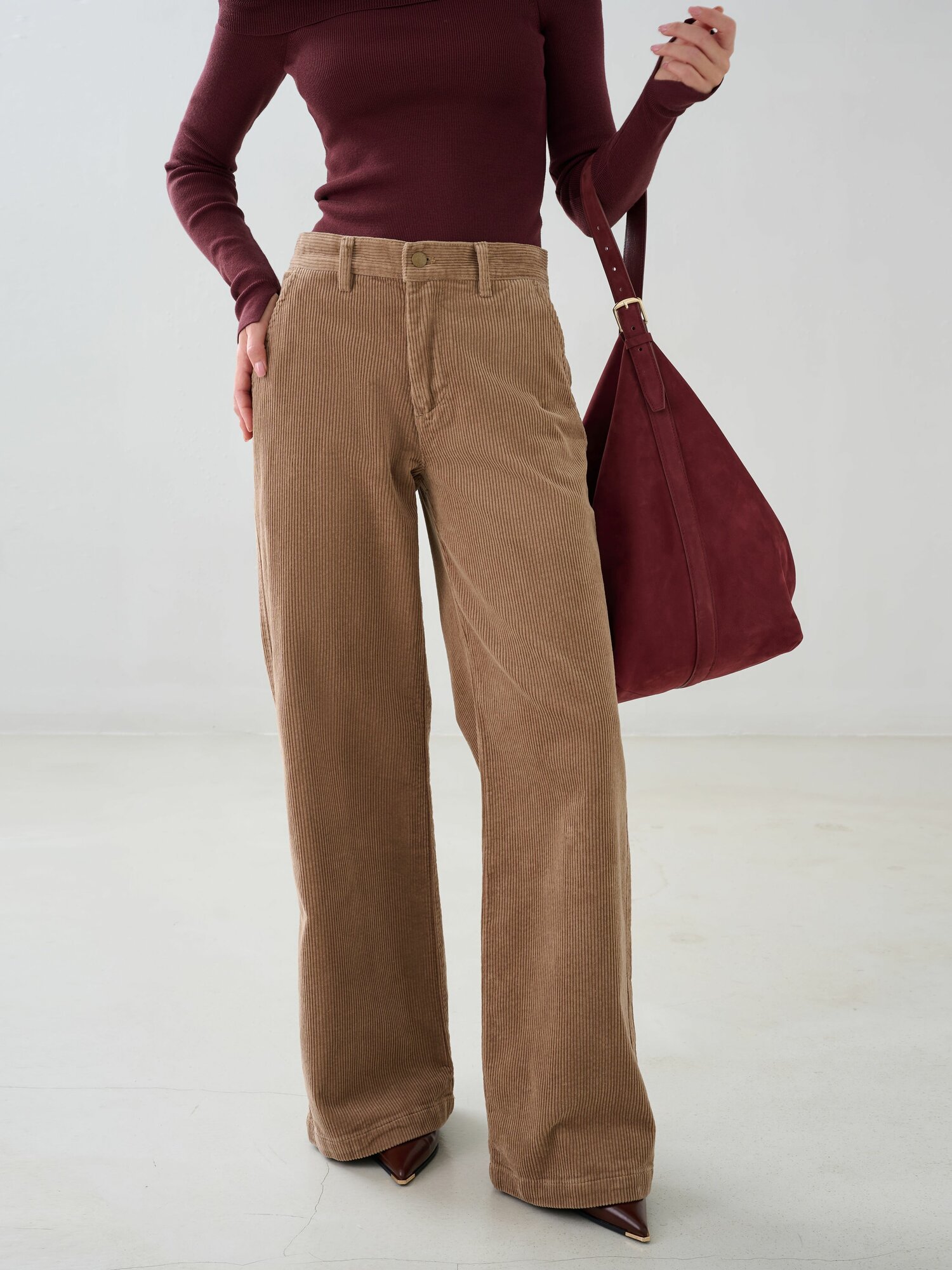 Брюки вельвет