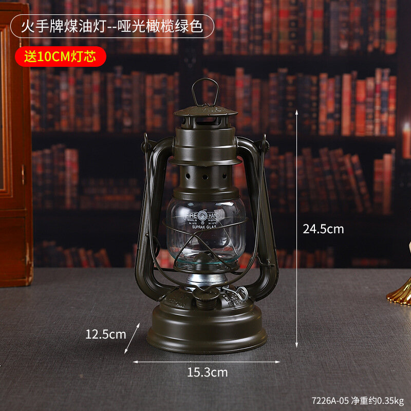 2026 Ретро Ностальгическая Керосиновая Лампа 276 Огненная Ручная Брендовая Атмосфера Ручная Маленькая Фонарь Уличная Лампа для Палатки Аварийное Освещение