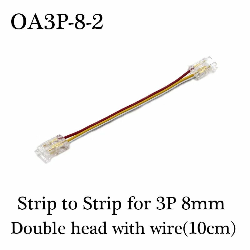 Разъем Strip to Strip 3P 8mm, 10см, OA3P-8-2, 5шт