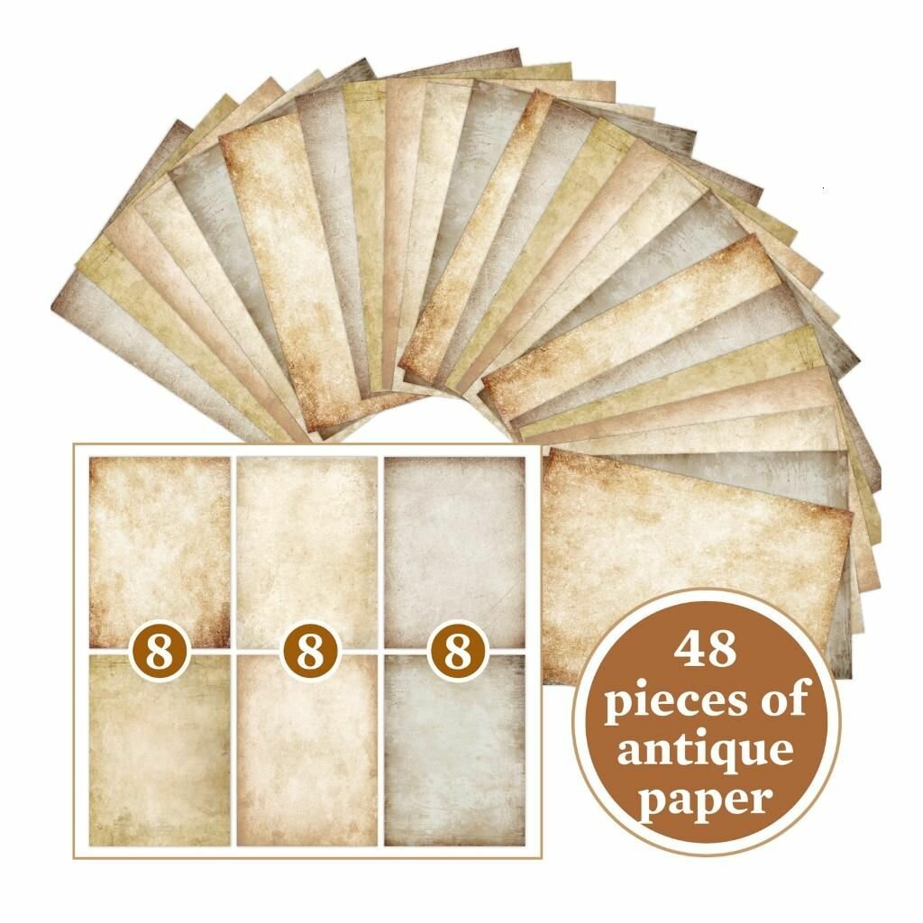 Ретро-бумага для принтера, 48 листов, формат А4, - J