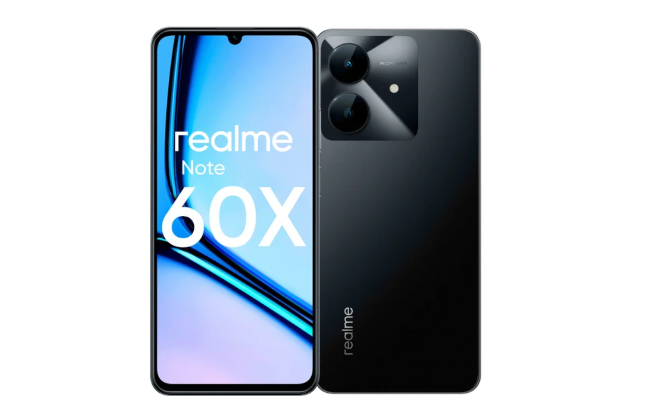 Смартфон Realme Note 60х, 3/64Gb, черный