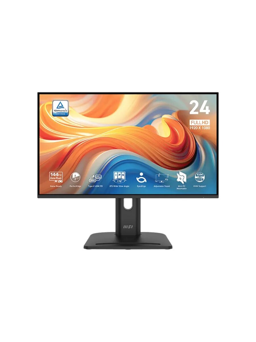 Монитор 23.8" MSI Pro MP245PHG E14 (9S6-3PE69M-014) черный, IPS, Full HD 1920x1080, 144 Гц