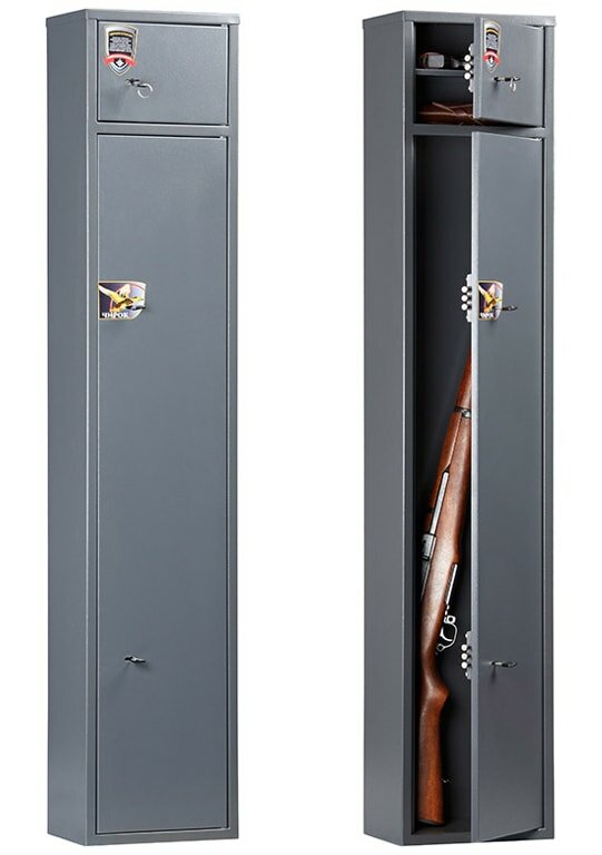 Сейф промет AIKO "чирок 1520", оружейный, взломостойкость 0, серый