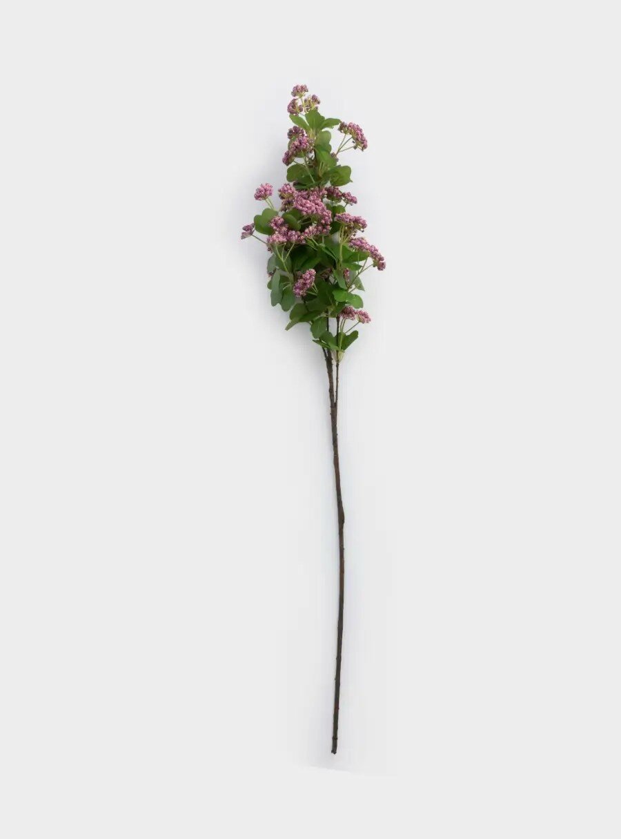 Ветка декоративная, 80 см, полиэтилен/металл, Розовый цветок, Interior spring (Anna Lafarg)