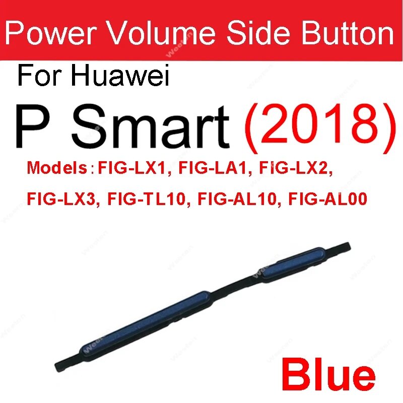 Кнопка Power Volume Huawei P Smart (2018) Blue