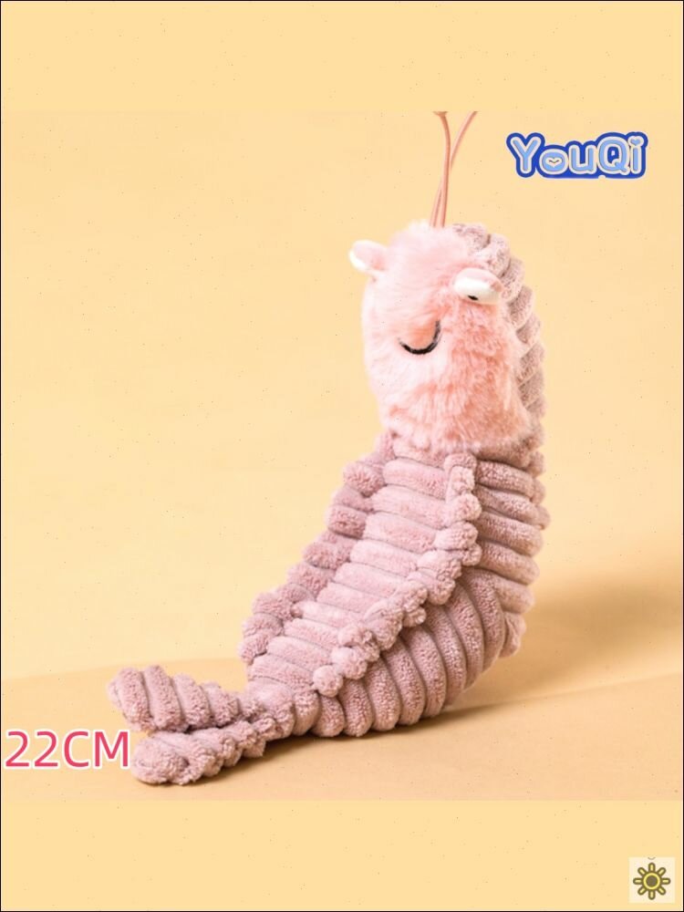 Мягкая игрушка Креветка Пиппи, Плюшевые игрушки 22cm, Розовый