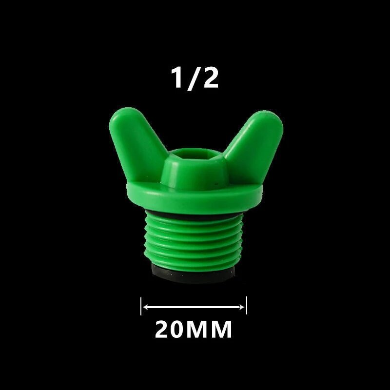 Заглушка для трубы PPR 1/2", зеленая (Color: 10)