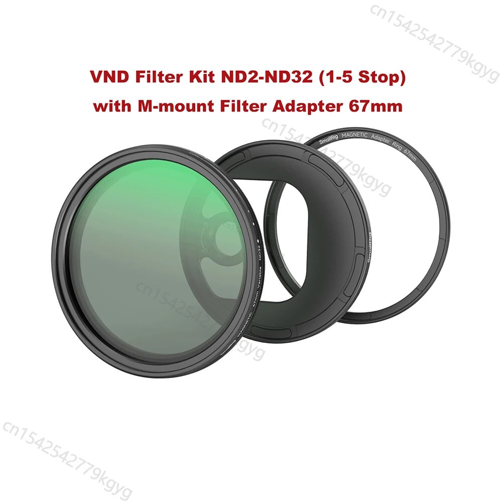 VND фильтр ND2-ND32 (1-5 Stop) с адаптером M-mount 67mm