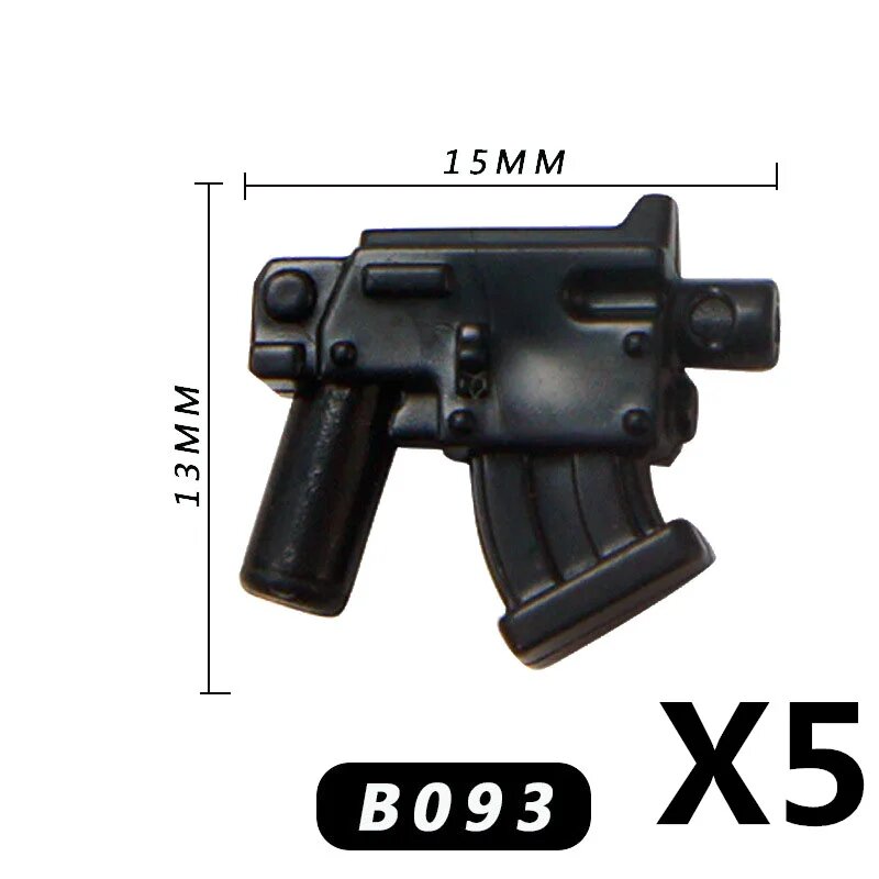 Военные конструкторы BRICKPANDA: фигурки солдат из фильмов Черный, B093-5PCS