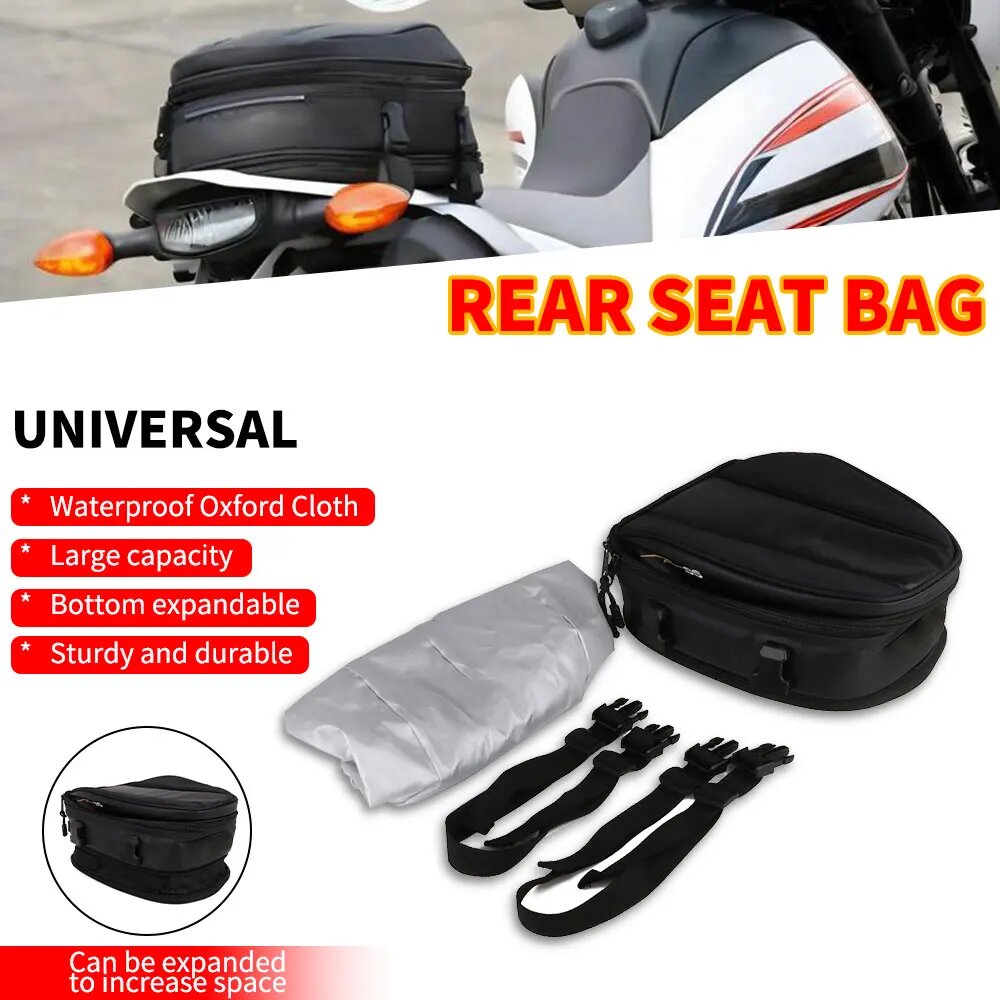 Сумки для мотоциклов, водонепроницаемый рюкзак, сумка на заднее сиденье, сумка для мотоцикла, задняя сумка для мотоциклиста, скутер, спортивный багаж, грязевой пит-байк