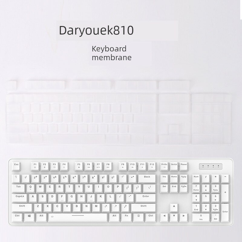 Протектор для механической клавиатуры Dareu EK810 Wired Dual-Mode, прозрачный