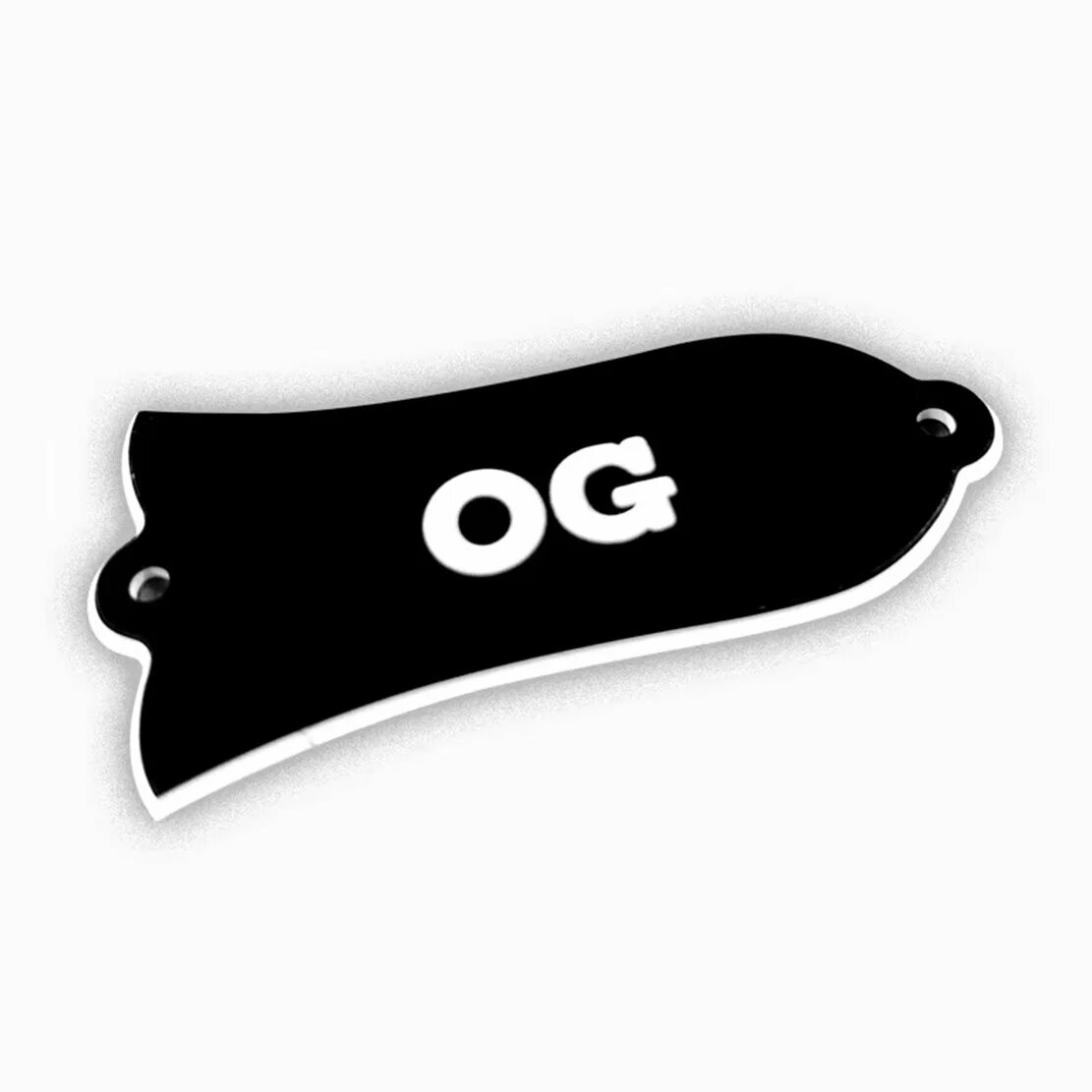 2-слойная черная крышка анкерного стержня HB015 для Gibson USA LP Standard/Custom Черный, OG