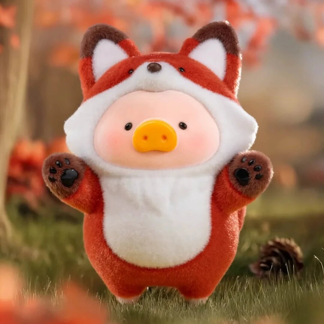 Фигурка LULU THE PIGGY в костюме лисы Open-Fox