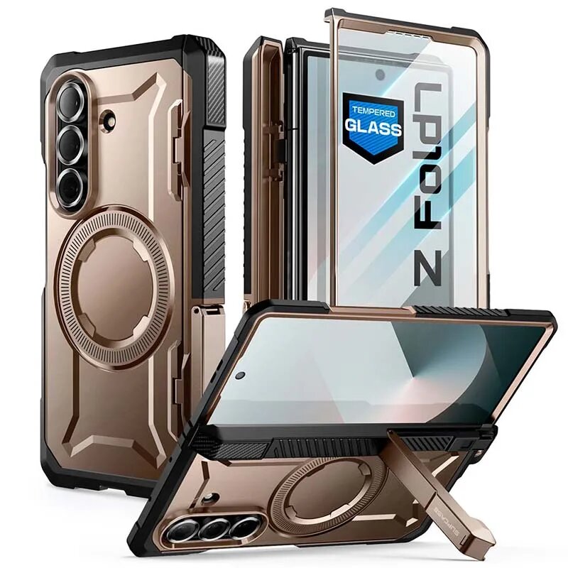 SUPCASE UB Grip чехол для Samsung Galaxy Z Fold 7, Коричневый/Desert