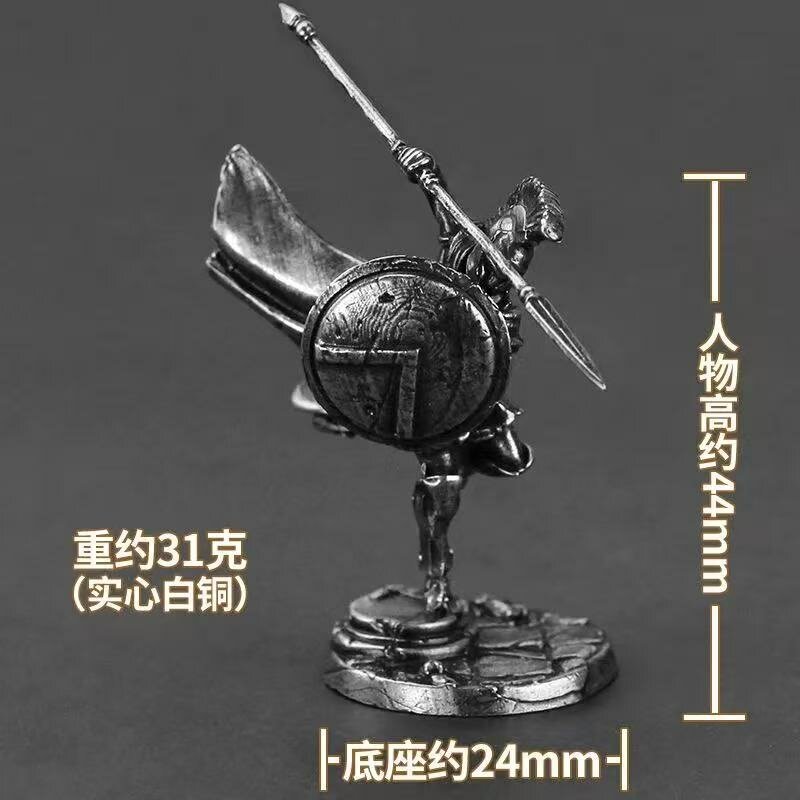 Металлическая статуэтка Спартанского воина из меди Warrior 1