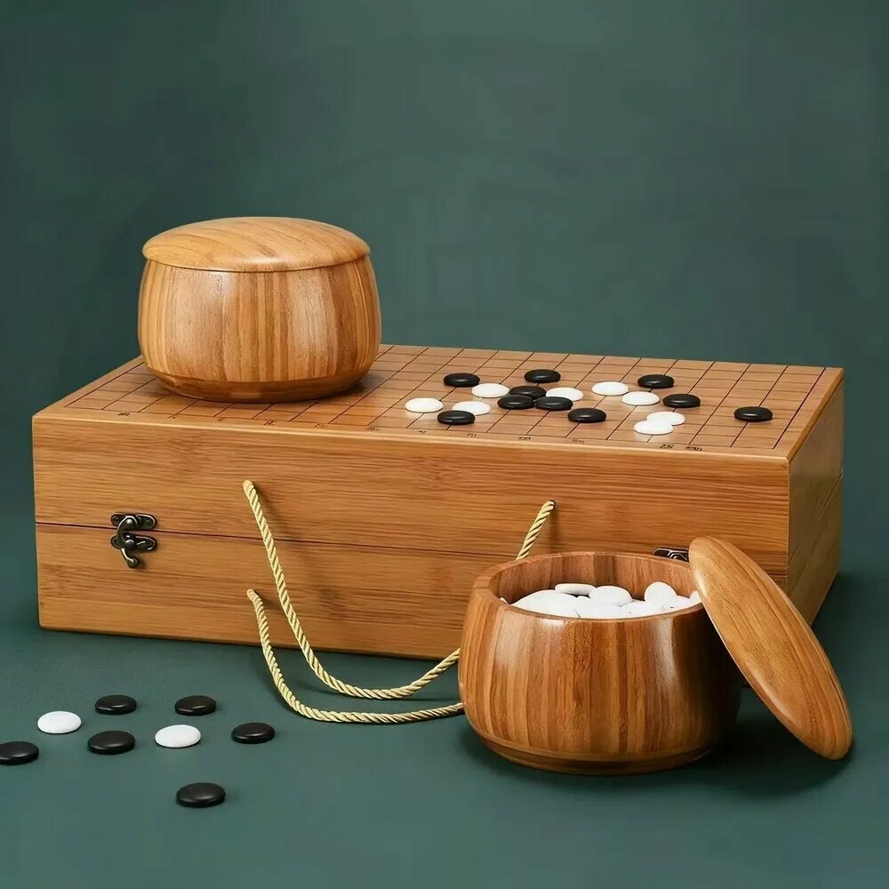 Большой набор деревянных складных досок класса люкс, игра Го для взрослых, креативные семейные игры, детские подарки, студенческие турниры