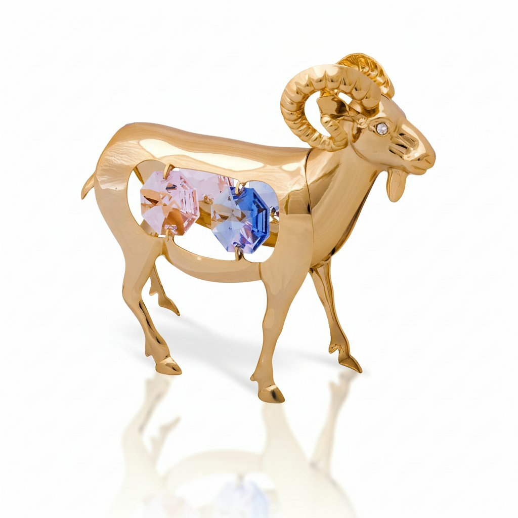 Фигурка Барашек с цв. кр. A2036821 Crystal Temptations, Металл, кристалл