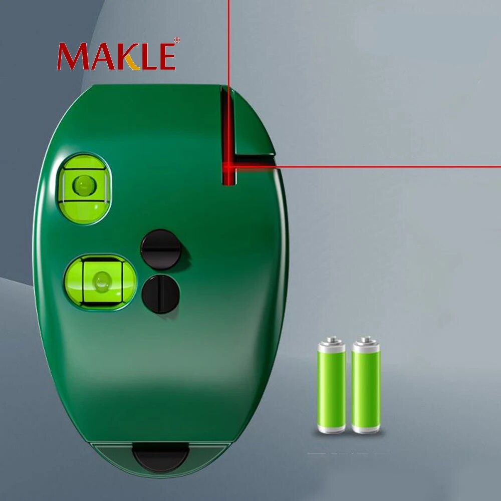 Инфракрасный уровень MAKLE с прямым углом, высокая точность, мощный электронный лазерный уровень 90 градусов, пузырьковый уровень с прямой линией