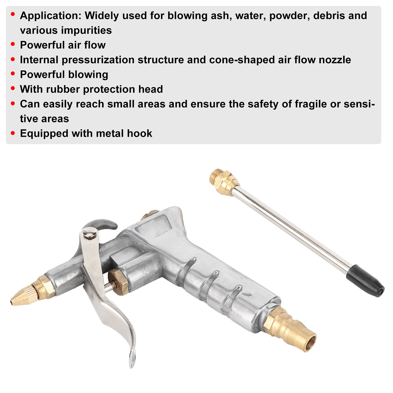 Пневматический пистолет Wind Force Adjustable AD 128 Пневматический инструмент для удаления пыли