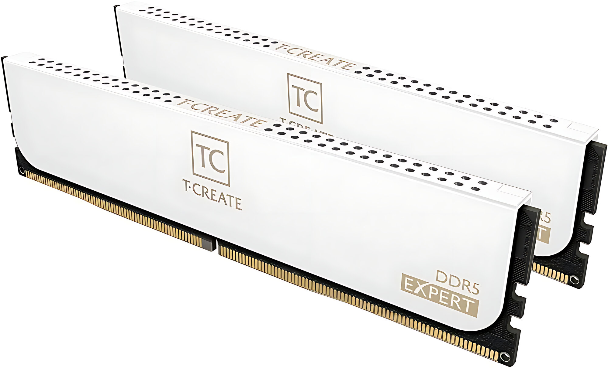 Модуль памяти DIMM DDR5 32Gb, 6000Mhz, 2x16Gb, TeamGroup T-CREATE Expert White (CTCWD532G6000HC38ADC01)