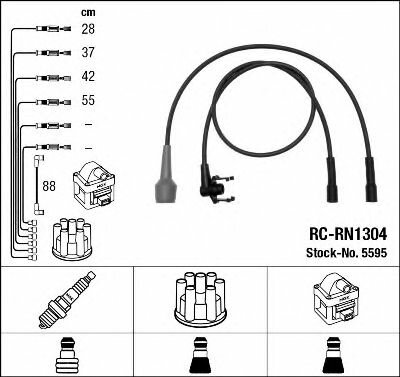 Высоковольтные провода NGK 5595