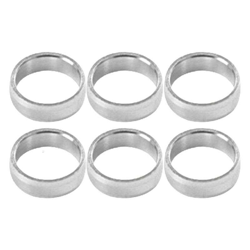 6 шт. защитных колец для дартса из алюминиевого сплава, Серебро