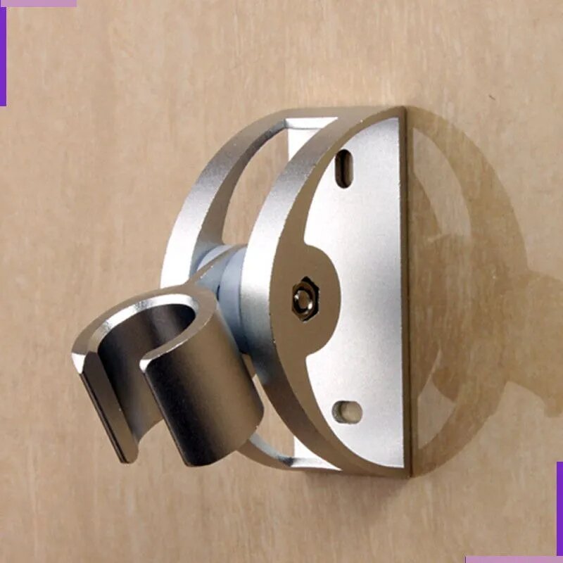 Алюминиевый держатель для душа с шлангом и опорой для ручного душа в ванной