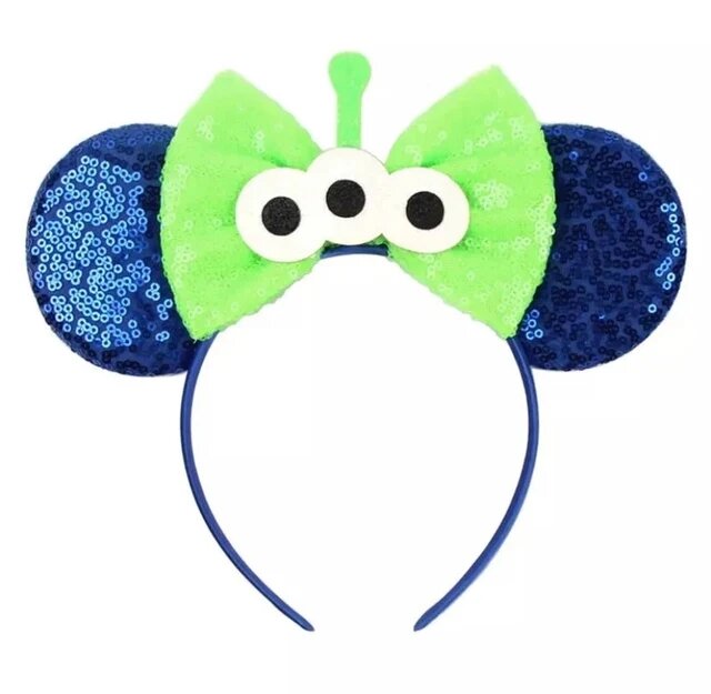 Повязка на голову с ушками из мультфильма «История игрушек» от Disney для девочек, повязка на голову с инопланетянином из Pixar, аксессуар для волос Вуди и Базза Лайтйера, детский головной убор для карнавала и вечеринки.