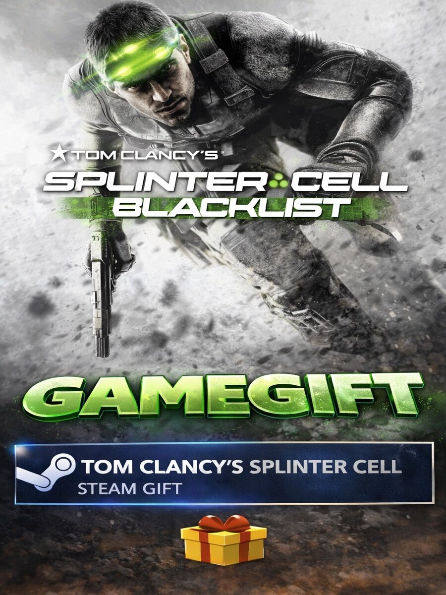 Игра Tom Clancy's Splinter Cell Blacklist Standard Edition для STEAM ПК (PC) | Страна активации - Турция | Подарком на Ваш аккаунт | Автовыдача
