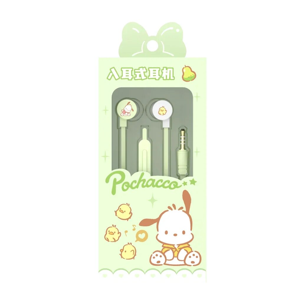 Наушники Pochacco, проводные, цвет Pochacco