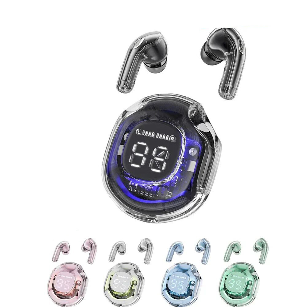 Беспроводные наушники T8 TWS Bluetooth 5.3, спортивные игровые гарнитуры с шумоподавлением, сенсорное управление басами