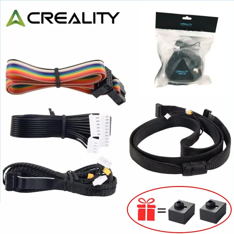 Официальный 3D-принтер Creality Ender-3 S1 Комбинированный кабель Экранный кабель, плоский кабель и ограничительный кабель двигателя Доступ к 3D-принтеру