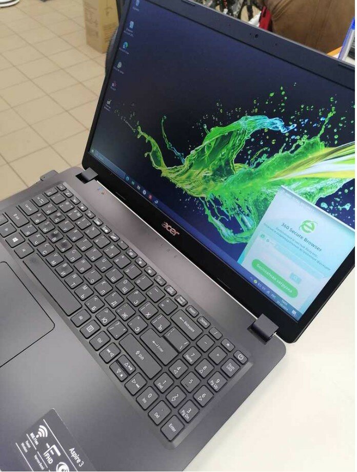 15.6" Ноутбук Acer A315-42-R552, FullHD, Ryzen 3 3200U, 4 Гб, 256 Гб, Нет
