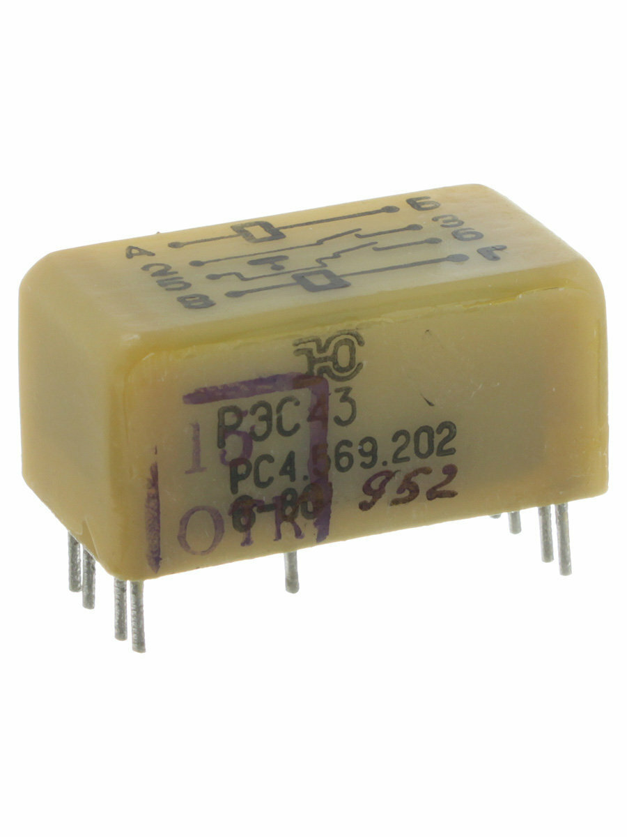Реле РЭС43 РС4.569.202 80г.