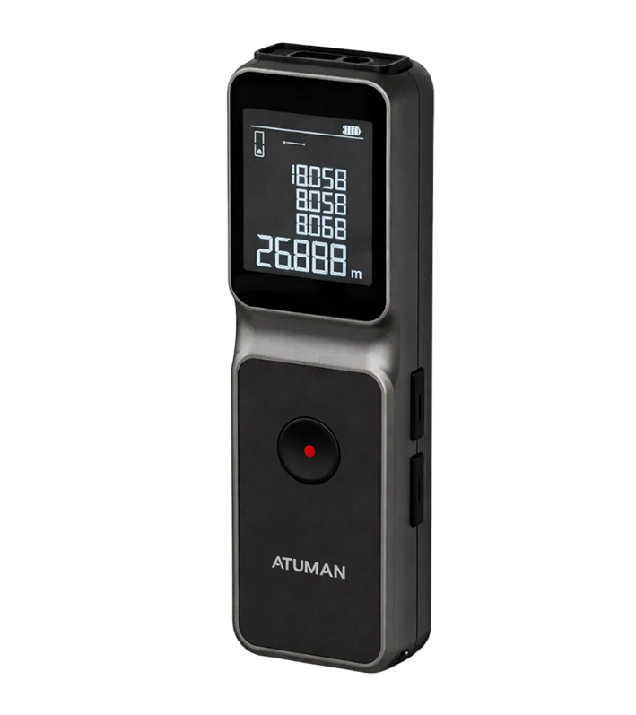 Лазерный дальномер Xiaomi ATuMan Duka LSA Laser Rangefinder 50м (LS3) Black EU