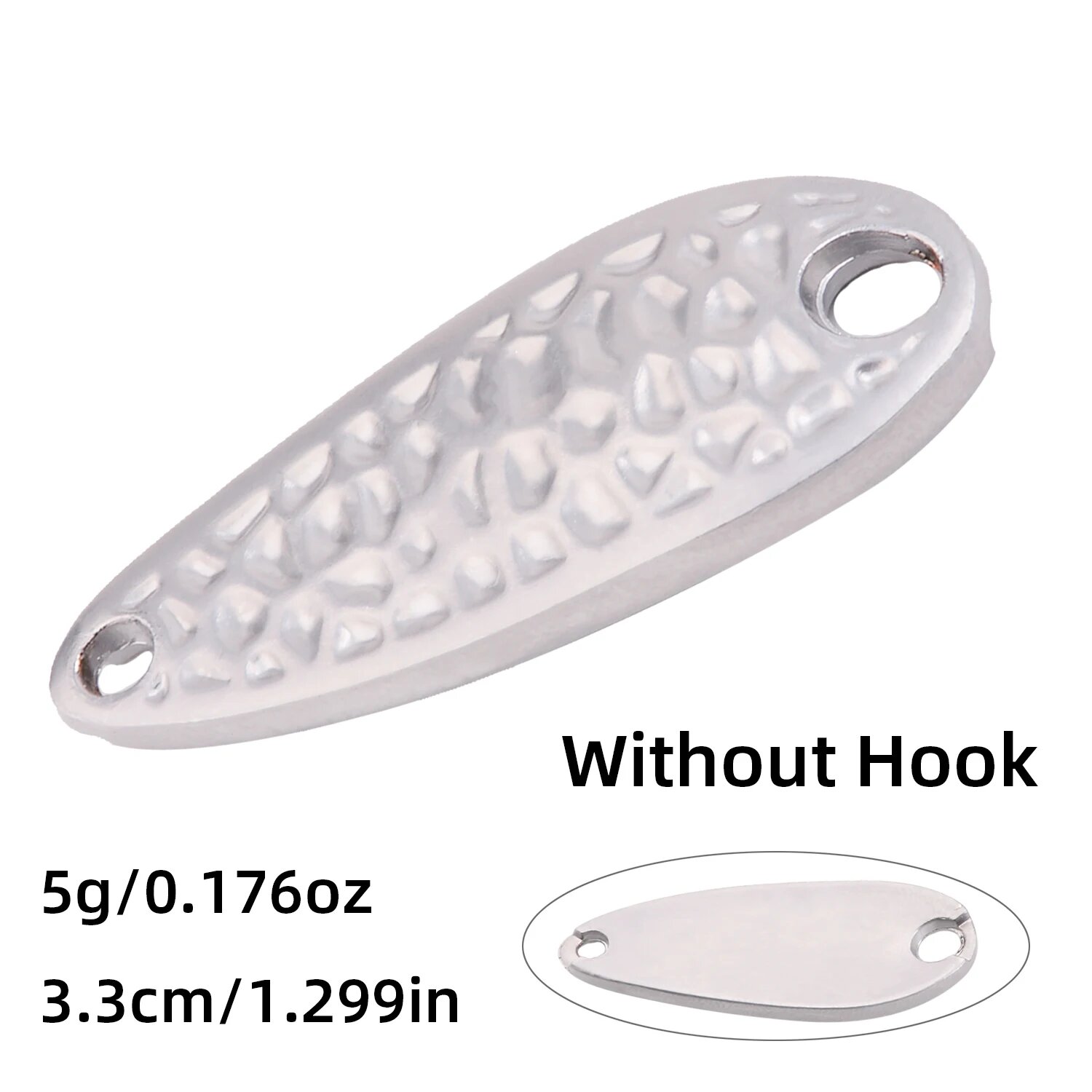 Спиннербейт металлический 5г, цвет B-5g No Hook