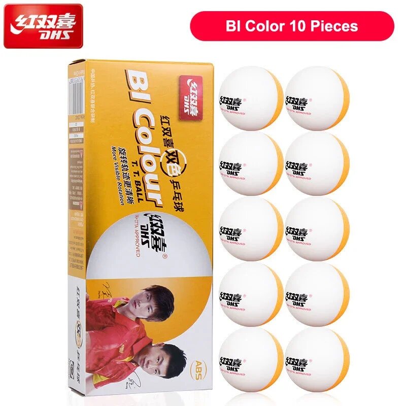 Мячи для настольного тенниса DHS BI Color 10 шт.