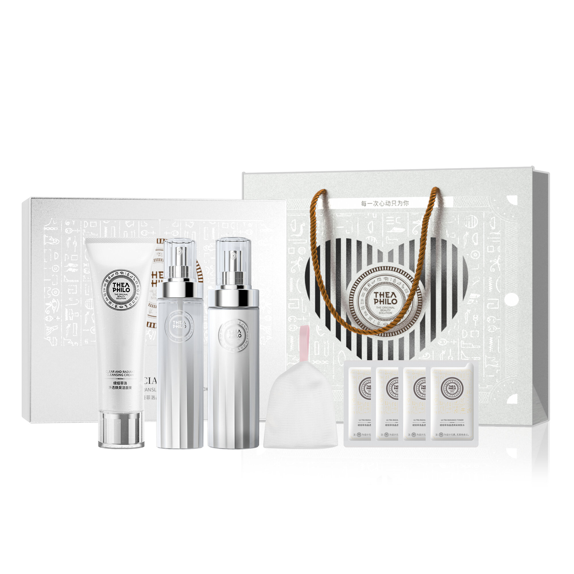 Набор уходовой косметики унисекс THEA PHILO Water Lily Crystal Clear Radiance Box Limited Edition 5722068