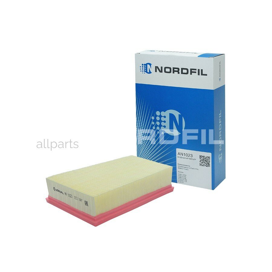 NORDFIL AN1023 Фильтр воздушный Nissan Qashqai X-Trail II Renault Koleos