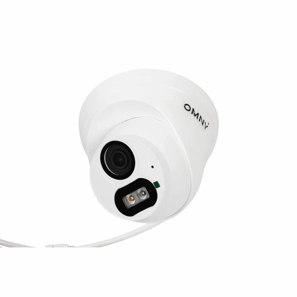 Камера сетевая купольная 2Мп OMNY LD-3612EBAWF28K-DL с микрофоном, объектив 2.8мм, WDR и двойной подсветкой