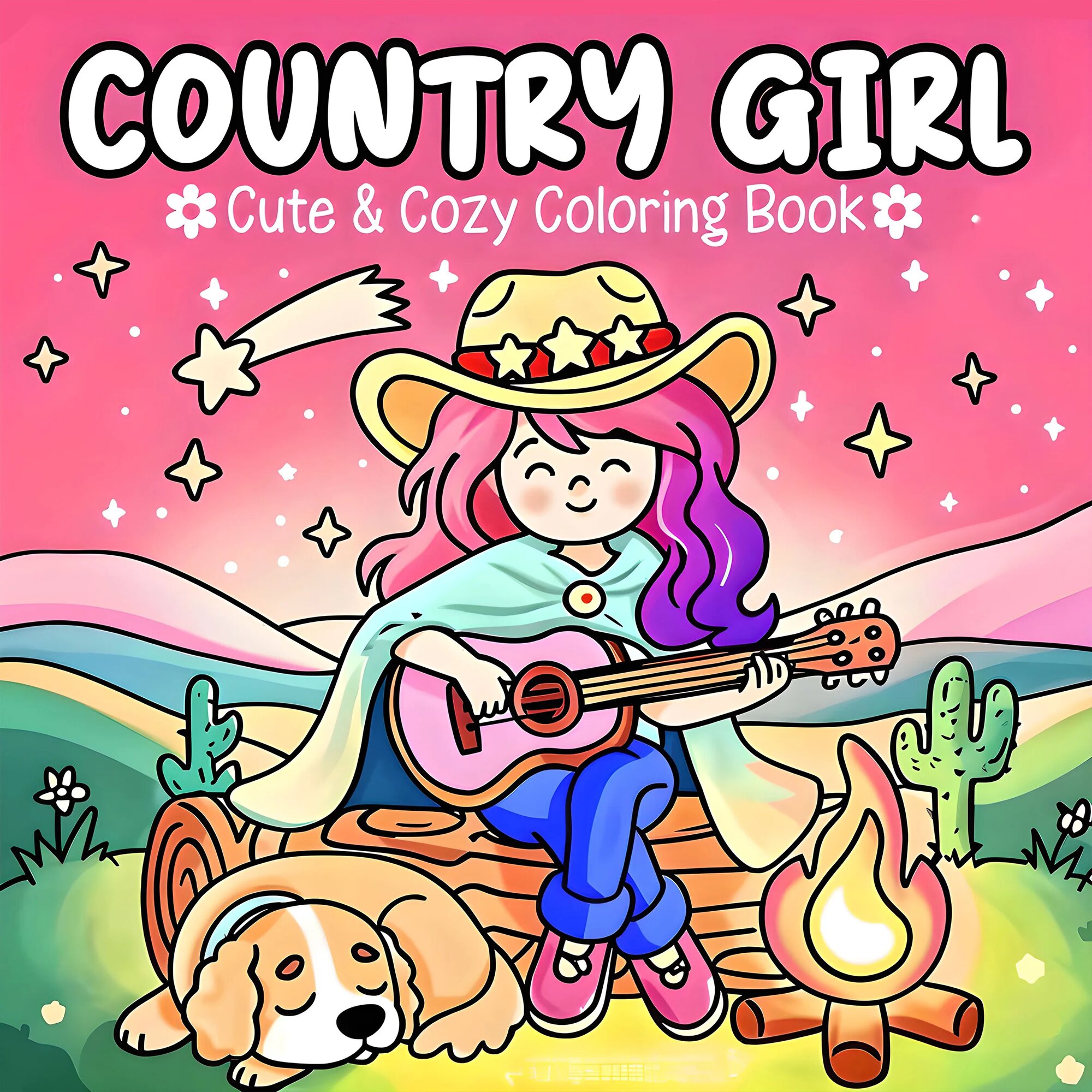 COUNTRY GIRL: Книжка-раскраска для взрослых
