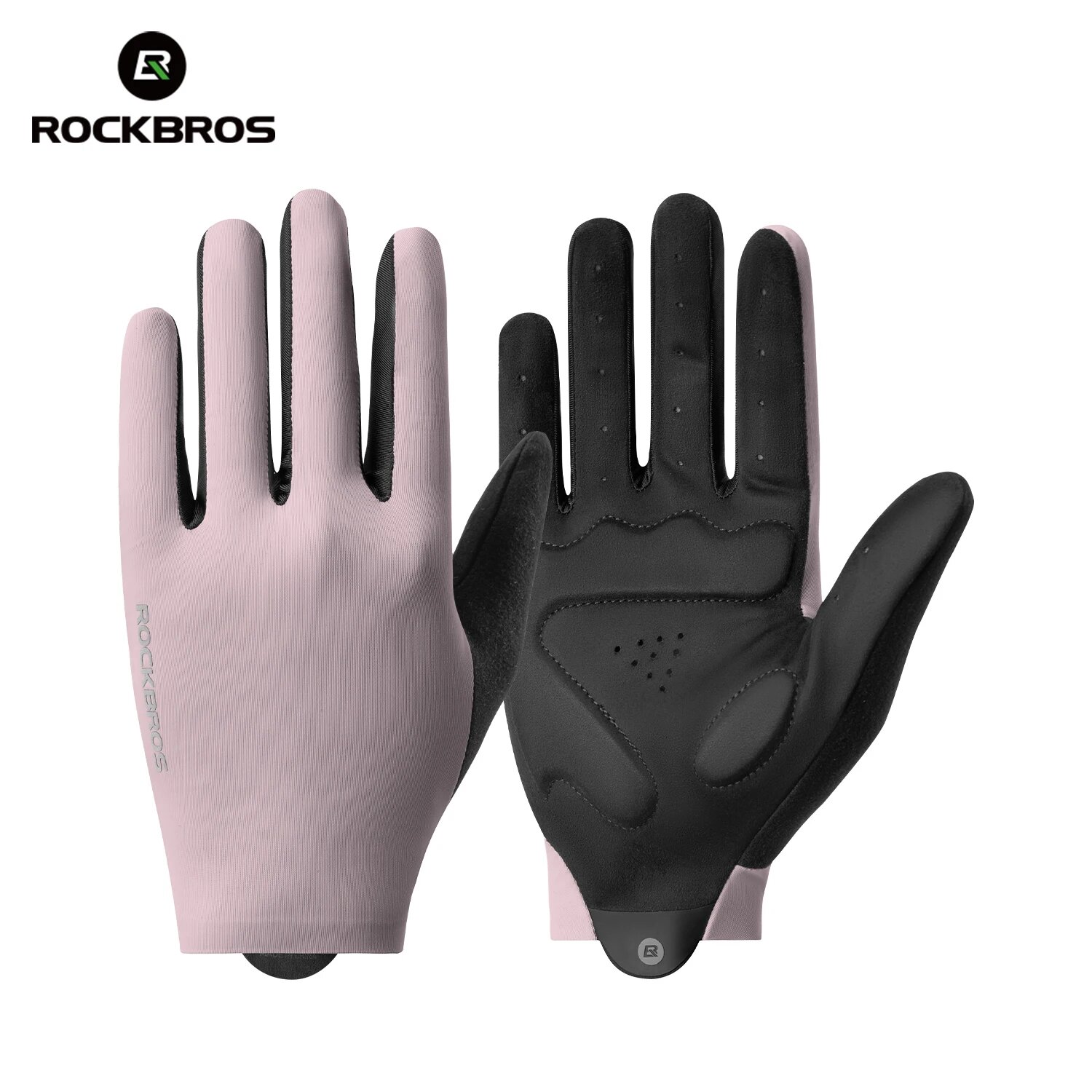 ROCKBROS Велоперчатки розовые, размер L, S408-1-PPL
