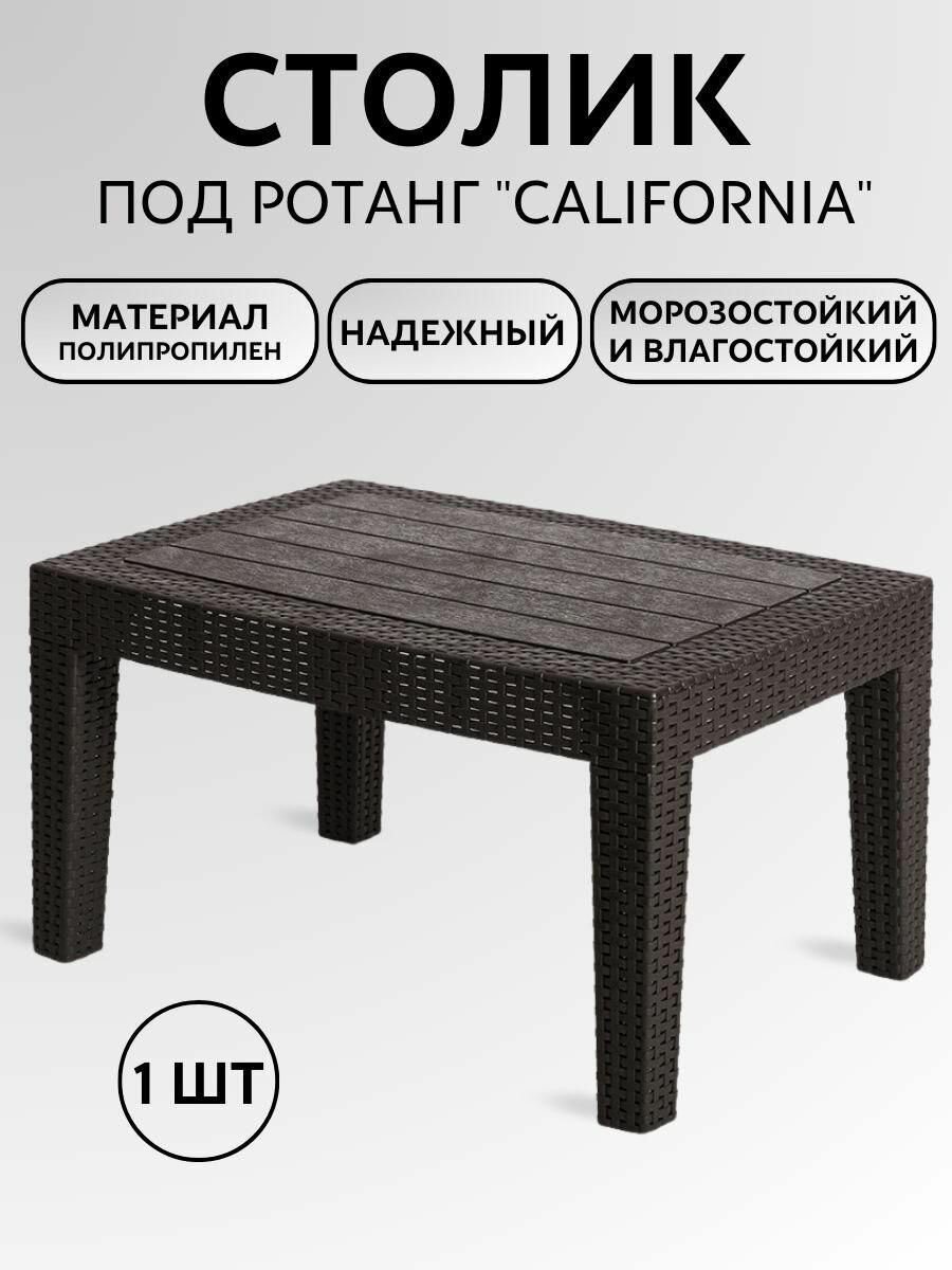 Столик под искусственный ротанг для отдыха Калифорния "California"