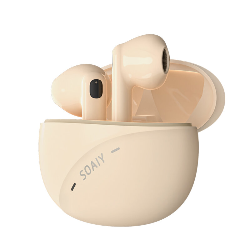 Наушники унисекс SOAIY SL25 Bluetooth 5.3, легкие полу-вкладыши, беспроводные, шумоподавление, арт. 5931579