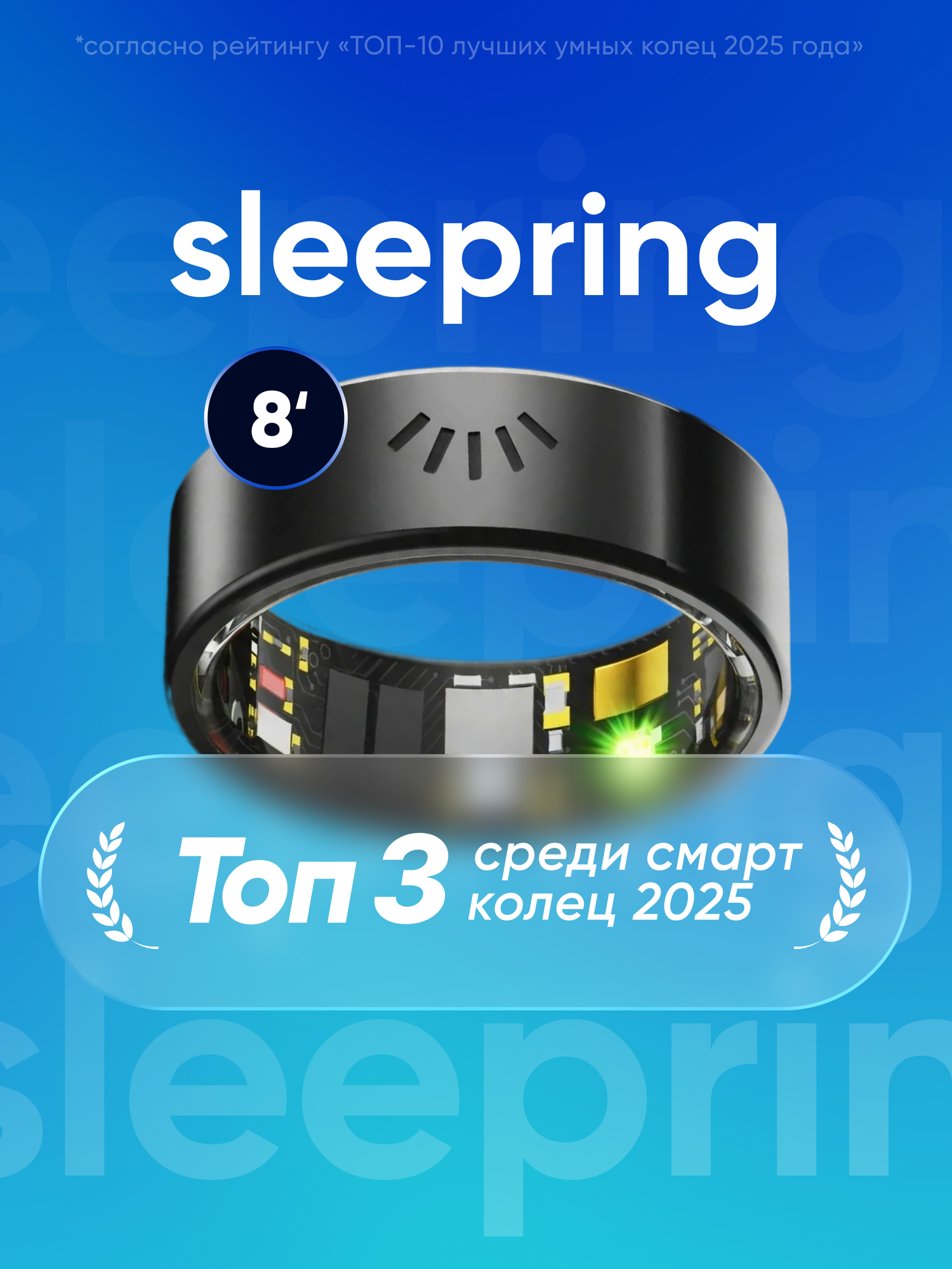 Sleepring 8: умное кольцо с персональными советами ИИ для улучшения сна