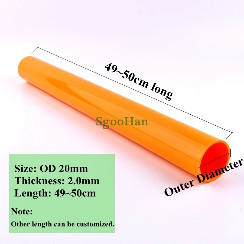 Оранжевая трубка SgooHan, Outer dia 20mm, 49-50см